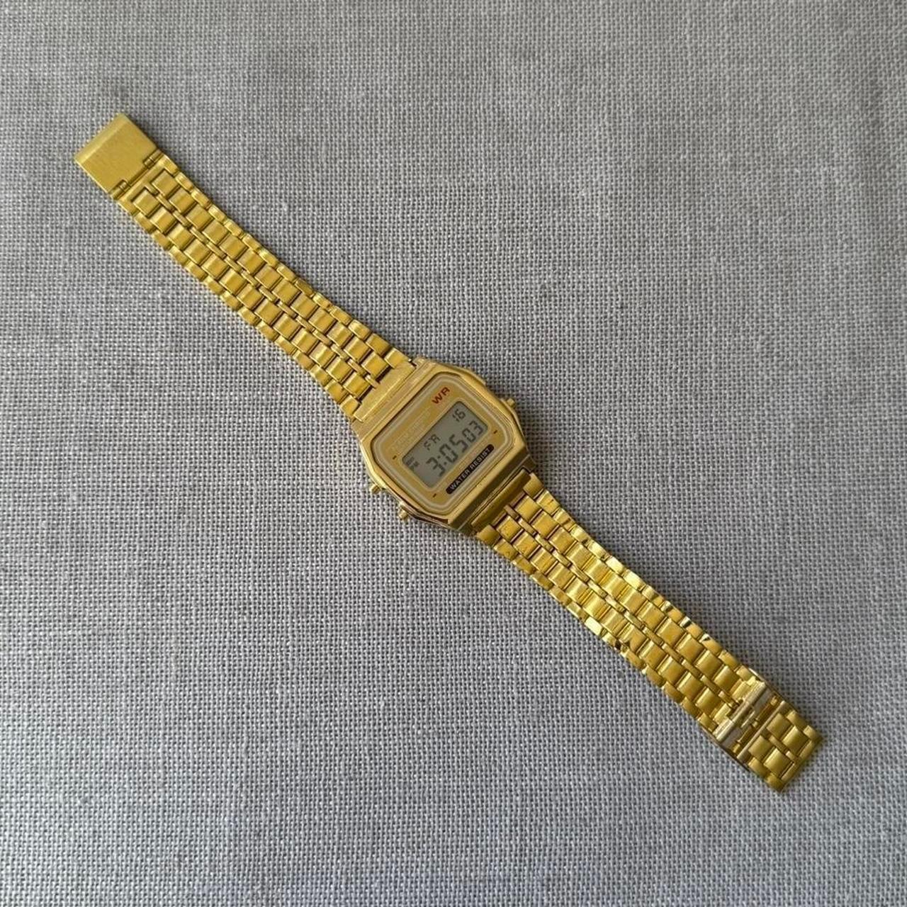 style gold classic preppy stainless steel sporty... | Depop