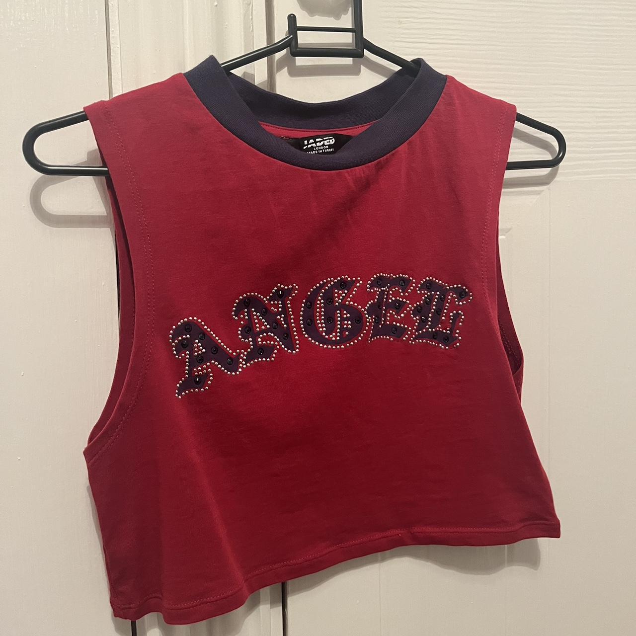 JADED London “Angel” crop top. Very cute top worn... - Depop