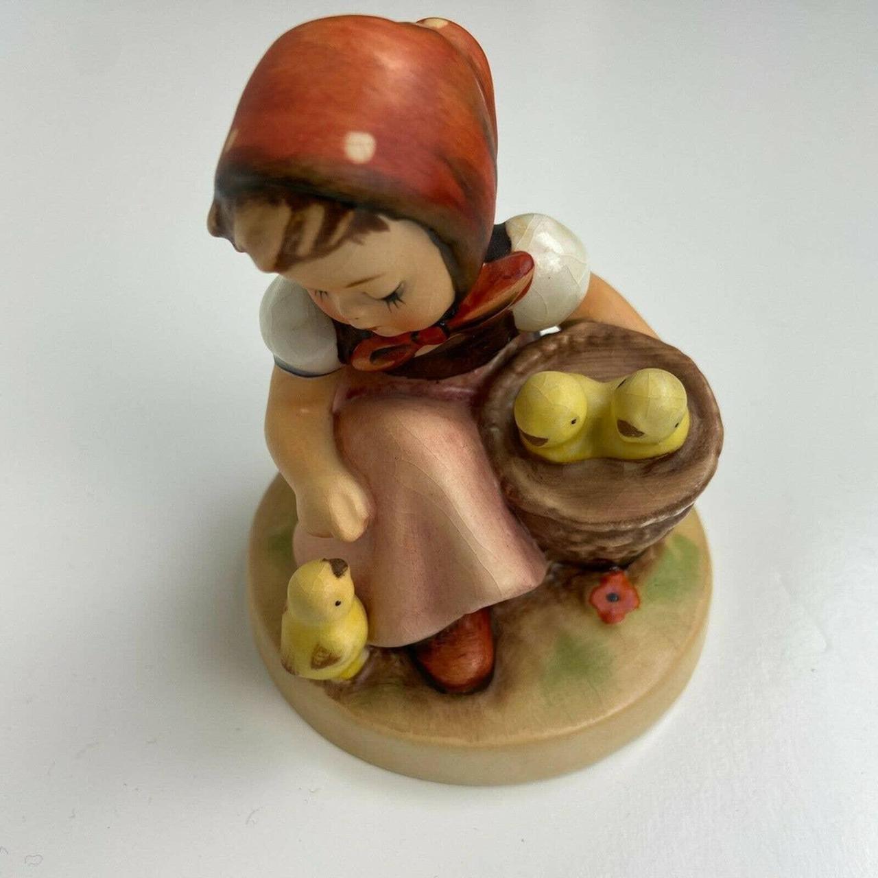 Vintage Hummel Chick Girl Ceramic Figurine 57/0 West... - Depop