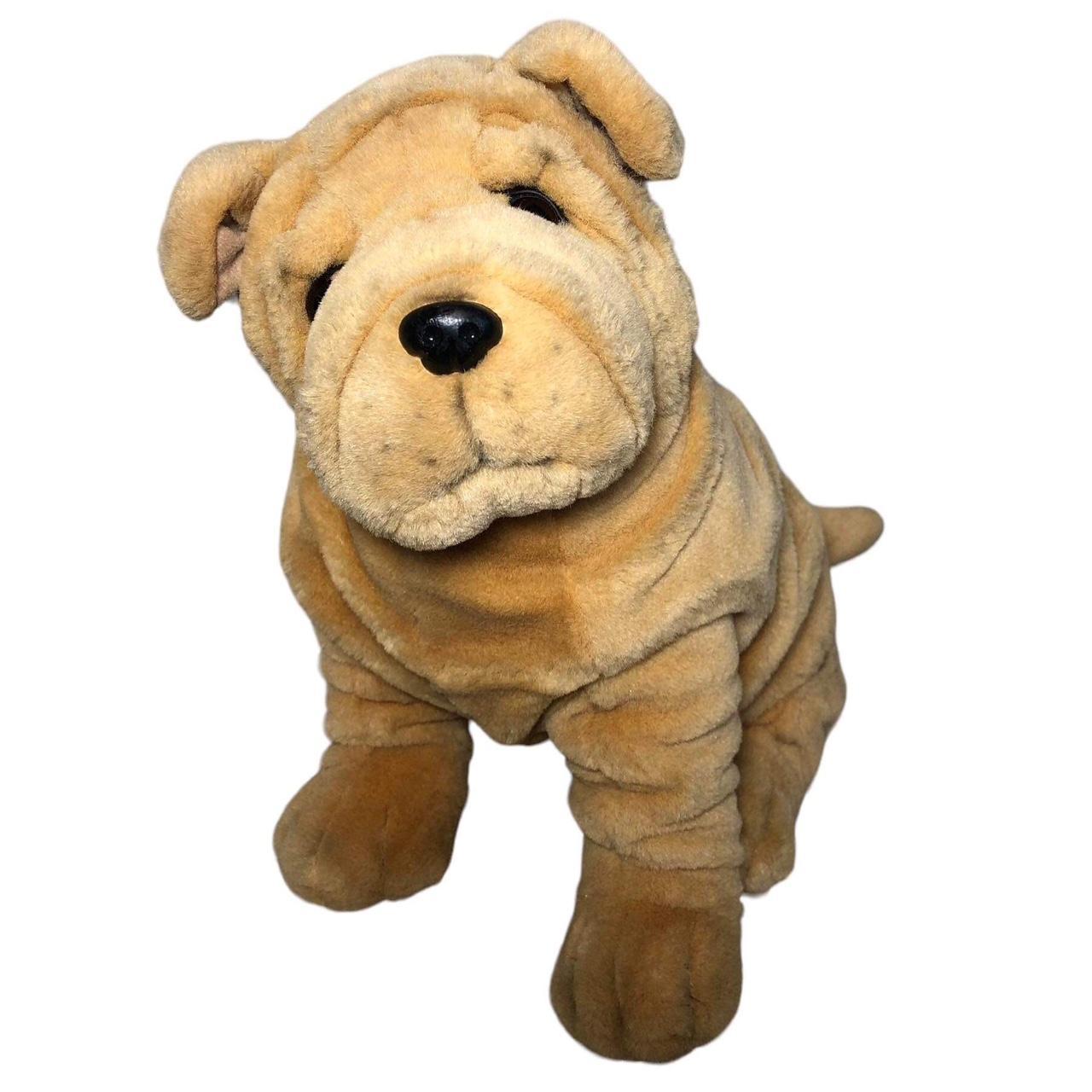 Keel Toys Wrinkly Sharpei Dog Noodle Soft Plush Toy... - Depop