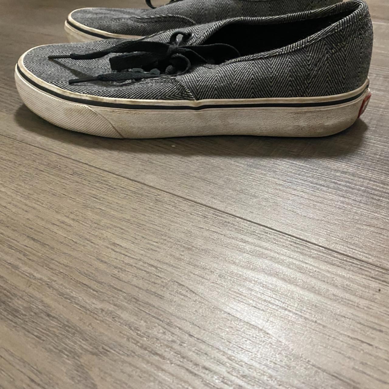 Super cool grey Vans sneakers - Depop