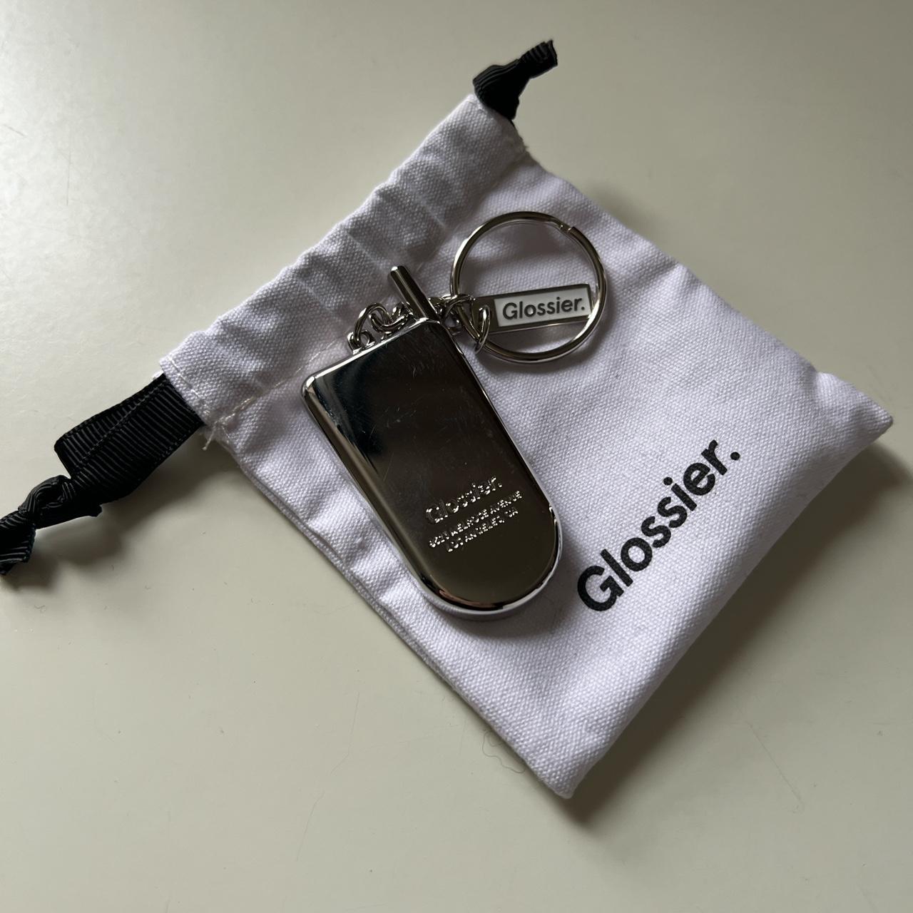 Glossier LA Y2K keyring / keychain Brand new with... - Depop