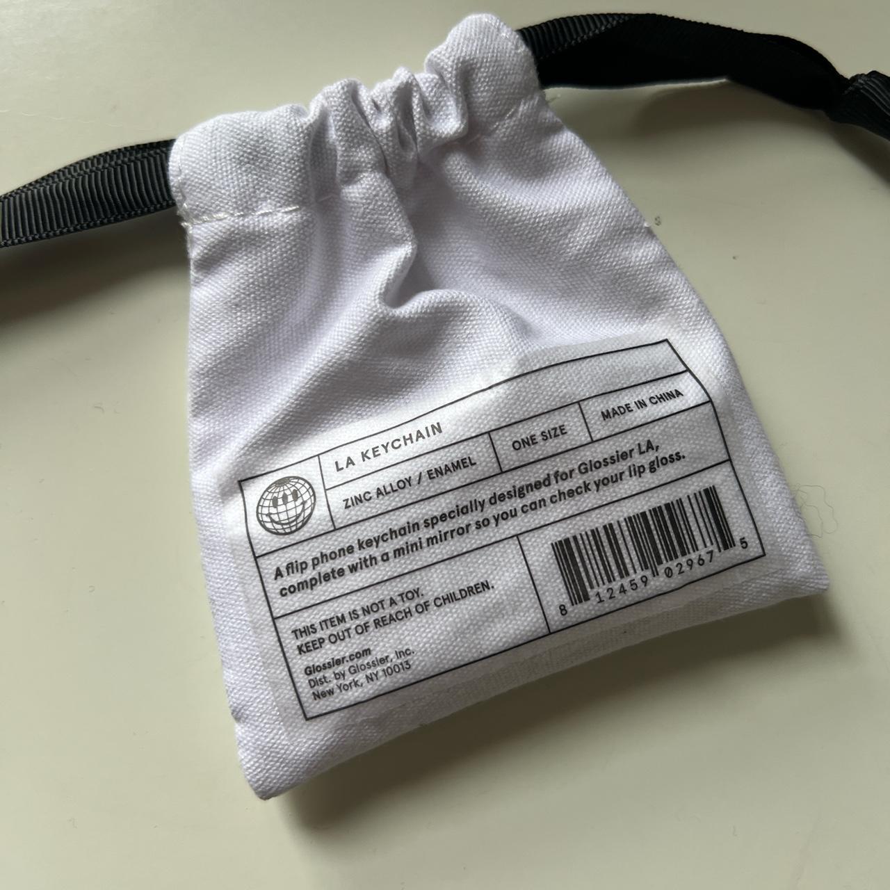 Glossier LA Y2K keyring / keychain Brand new with... - Depop