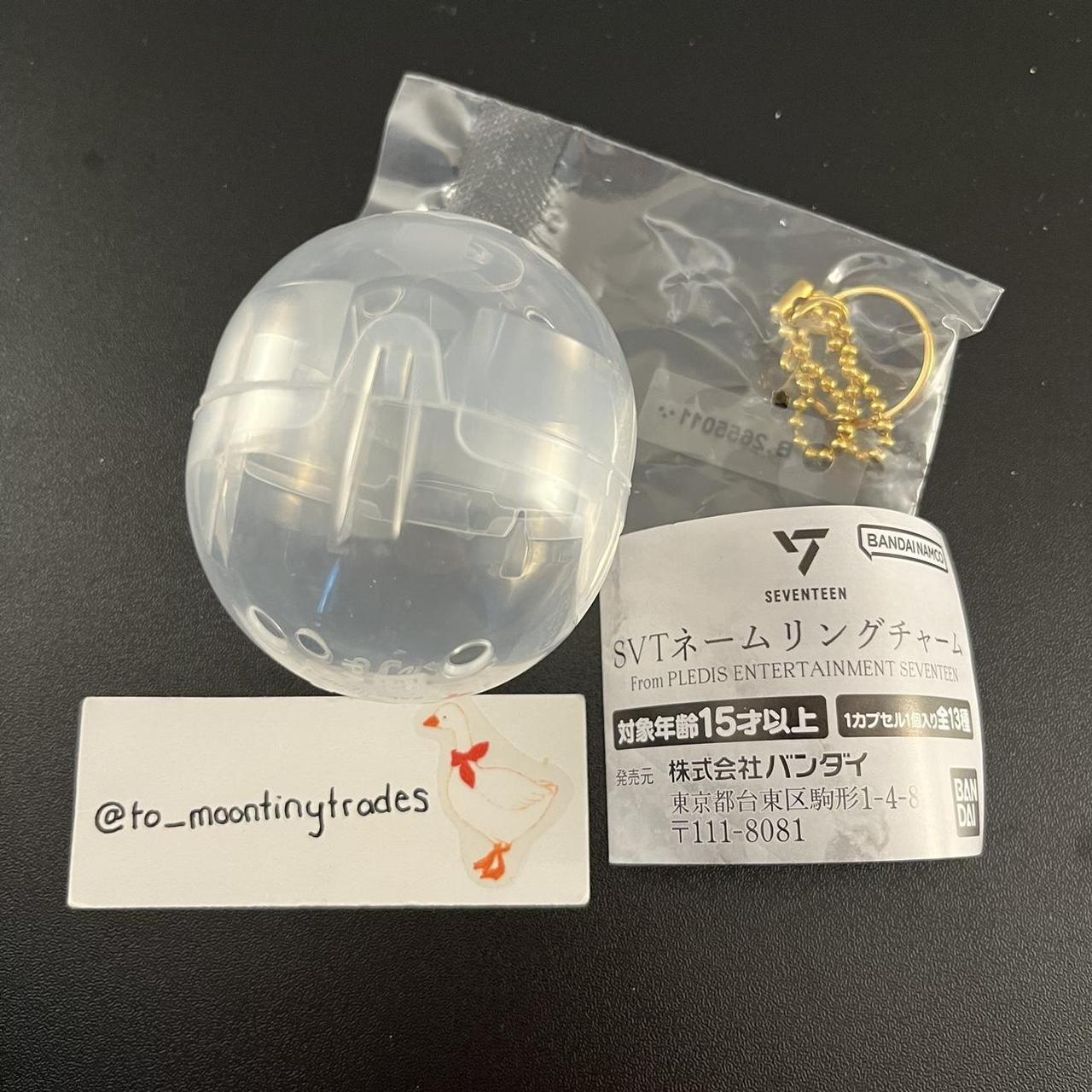 Seventeen Gacha Name Ring Keychain by... - Depop