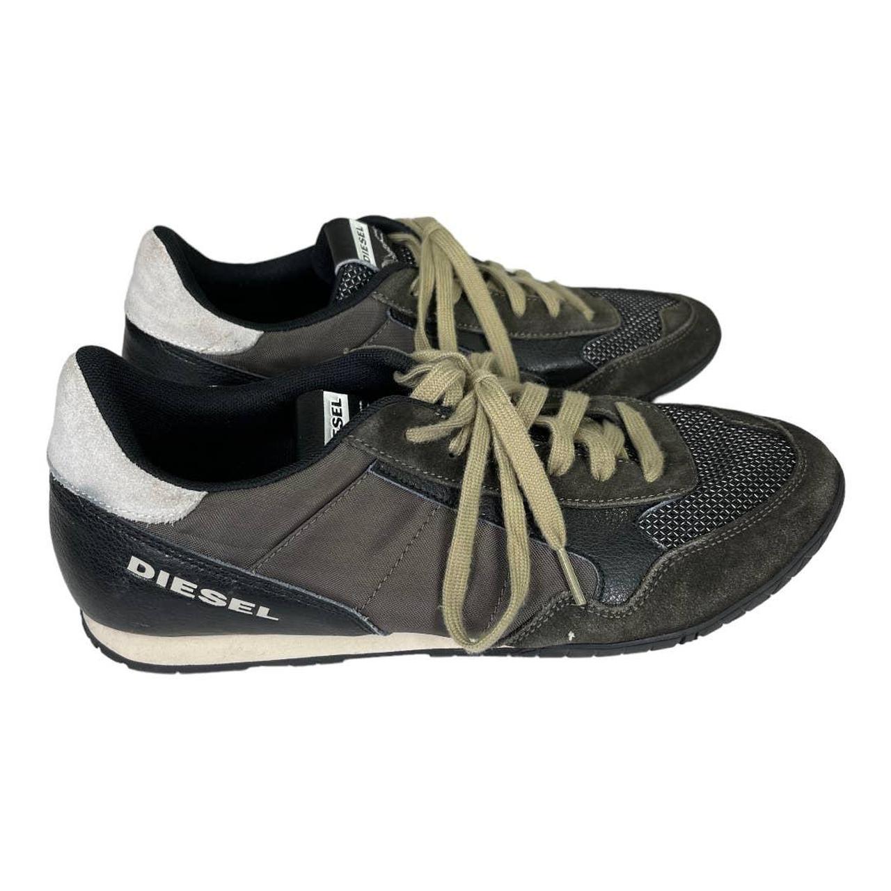 Diesel Men's Black and Brown Trainers | Depop