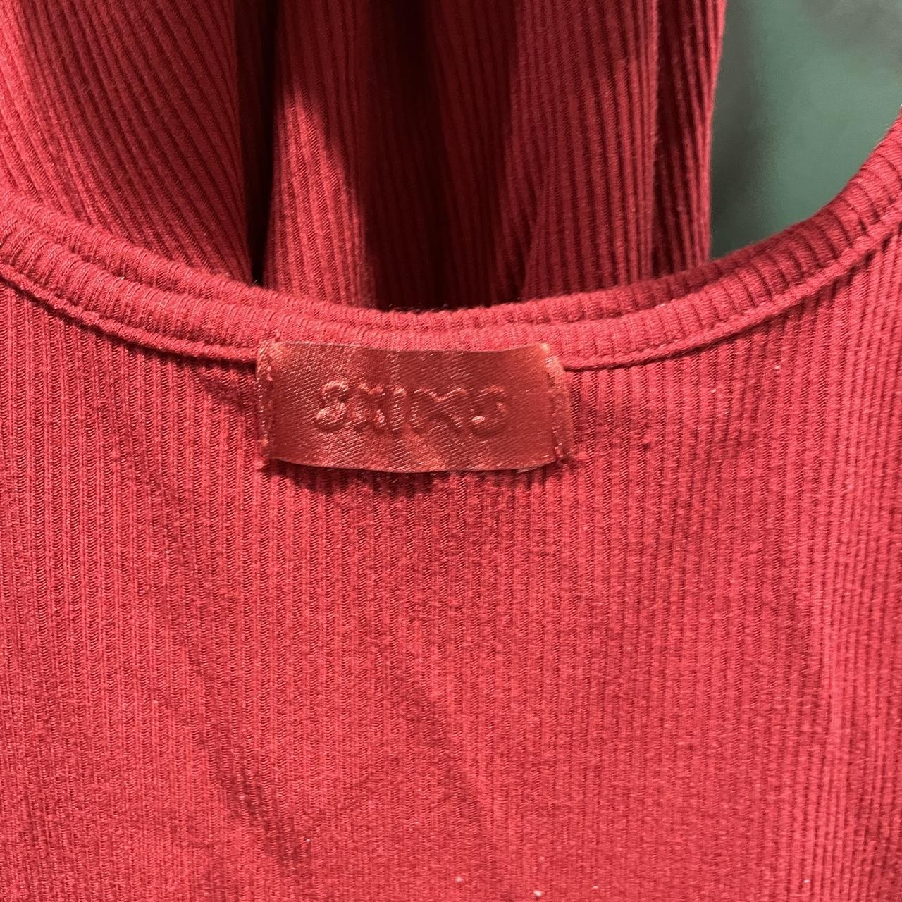 Skims Soft Lounge Long Slip Dress Brick... - Depop