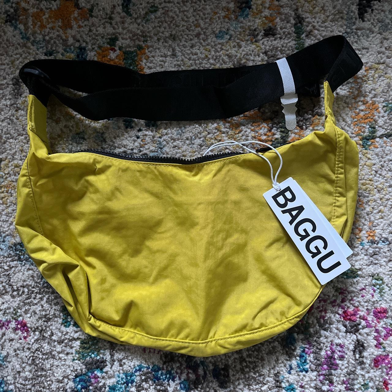 NWT BAGGU Medium Crescent Crossbody Bag in Sour... - Depop