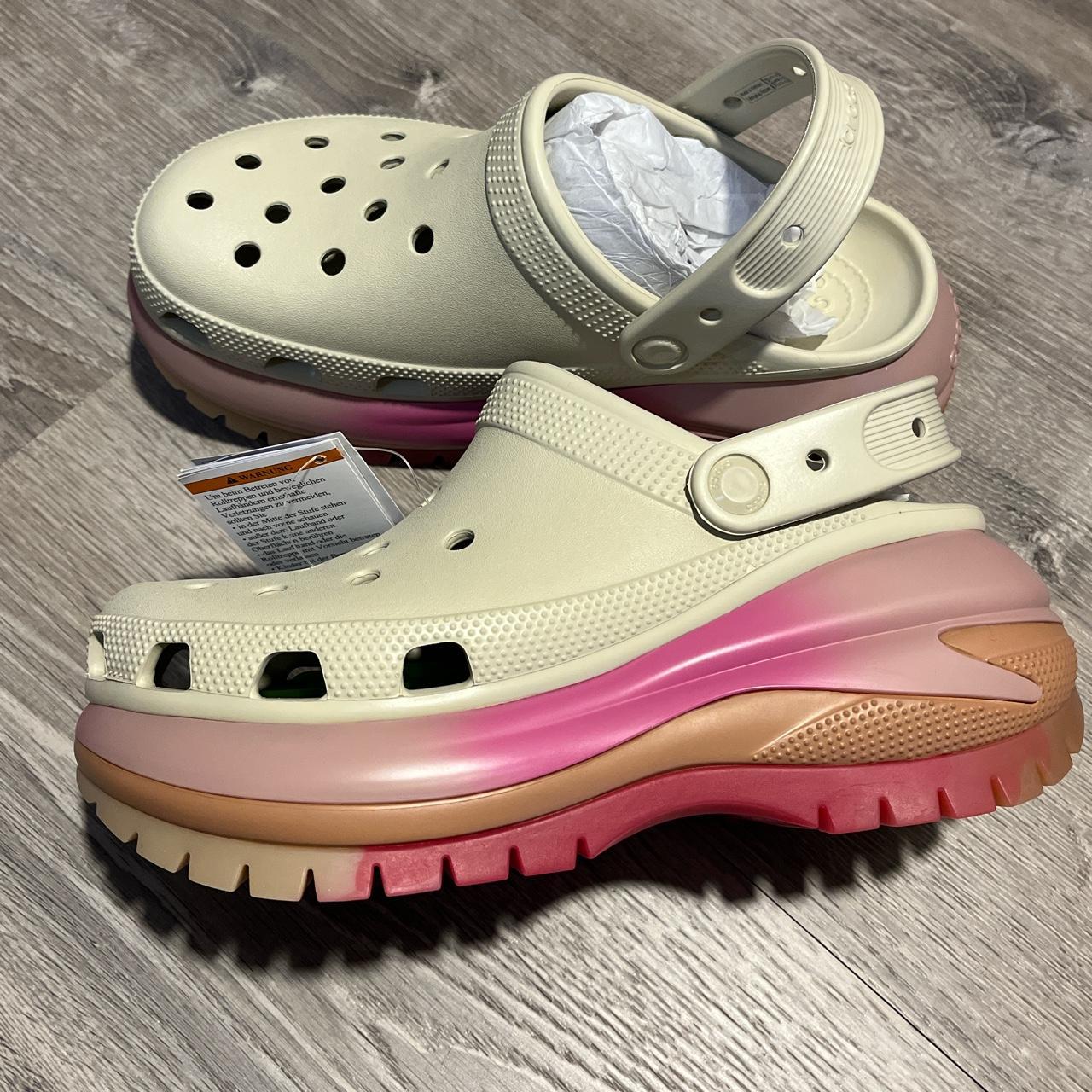 NEW Crocs Mega Crush Classic Clog Color Drip... - Depop