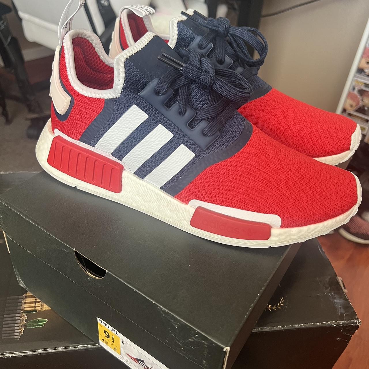 Adidas NMD R1 USA sneakers 🖤 size 9.5, brand new in... - Depop