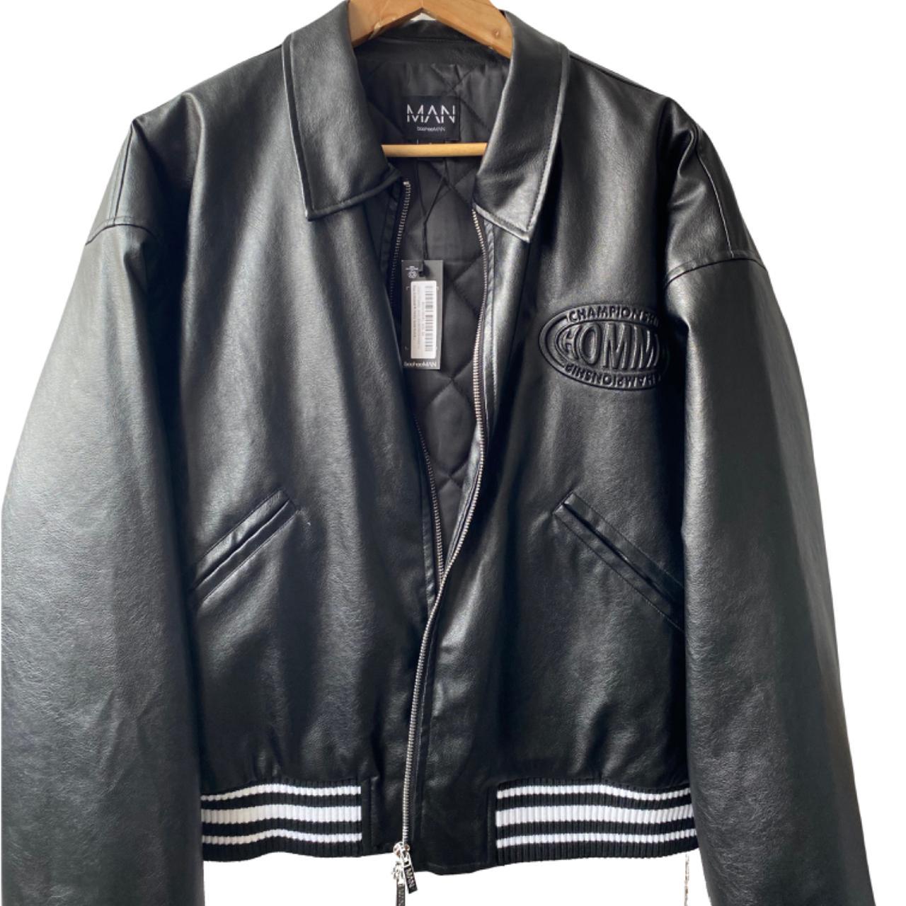 Corteiz dupe jacket. Insanely similar to the leather... - Depop