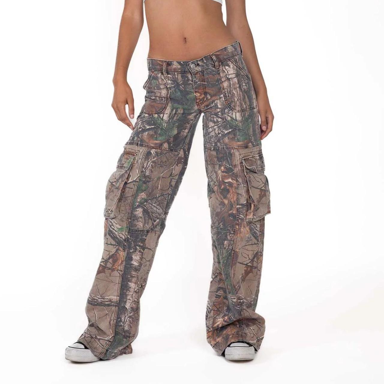 Revice Denim Amelia pant in Oakland (camo) Size: 25 - Depop