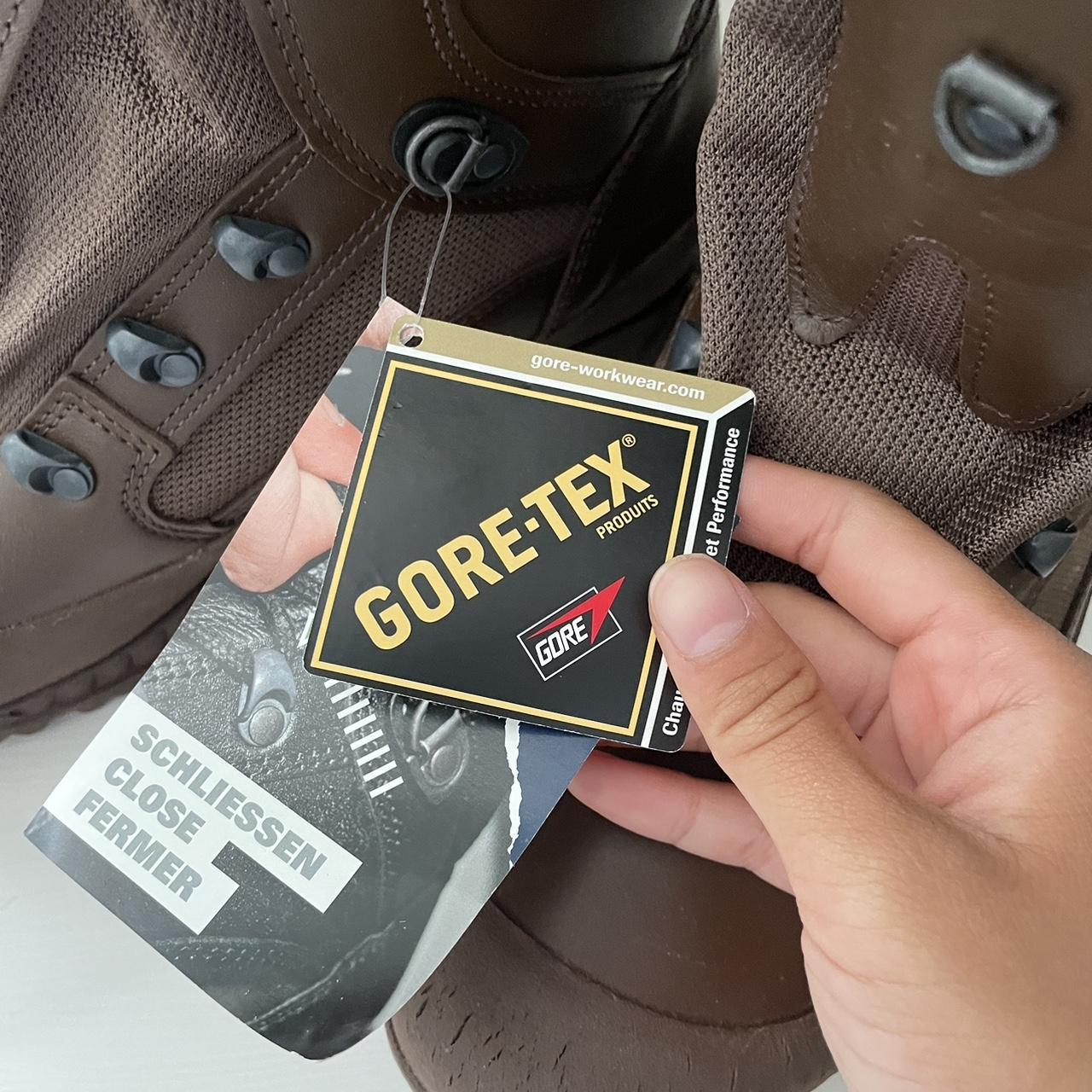 Gorex combat brown leather tactics men’s boots Open... - Depop