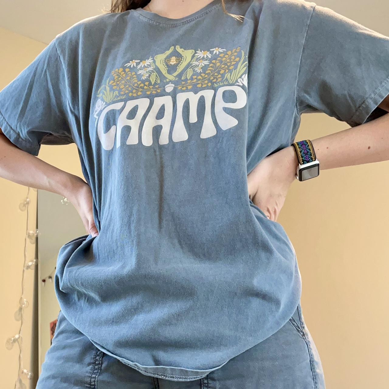 CAAMP wildlife theme band T-shirt Like new, size... - Depop