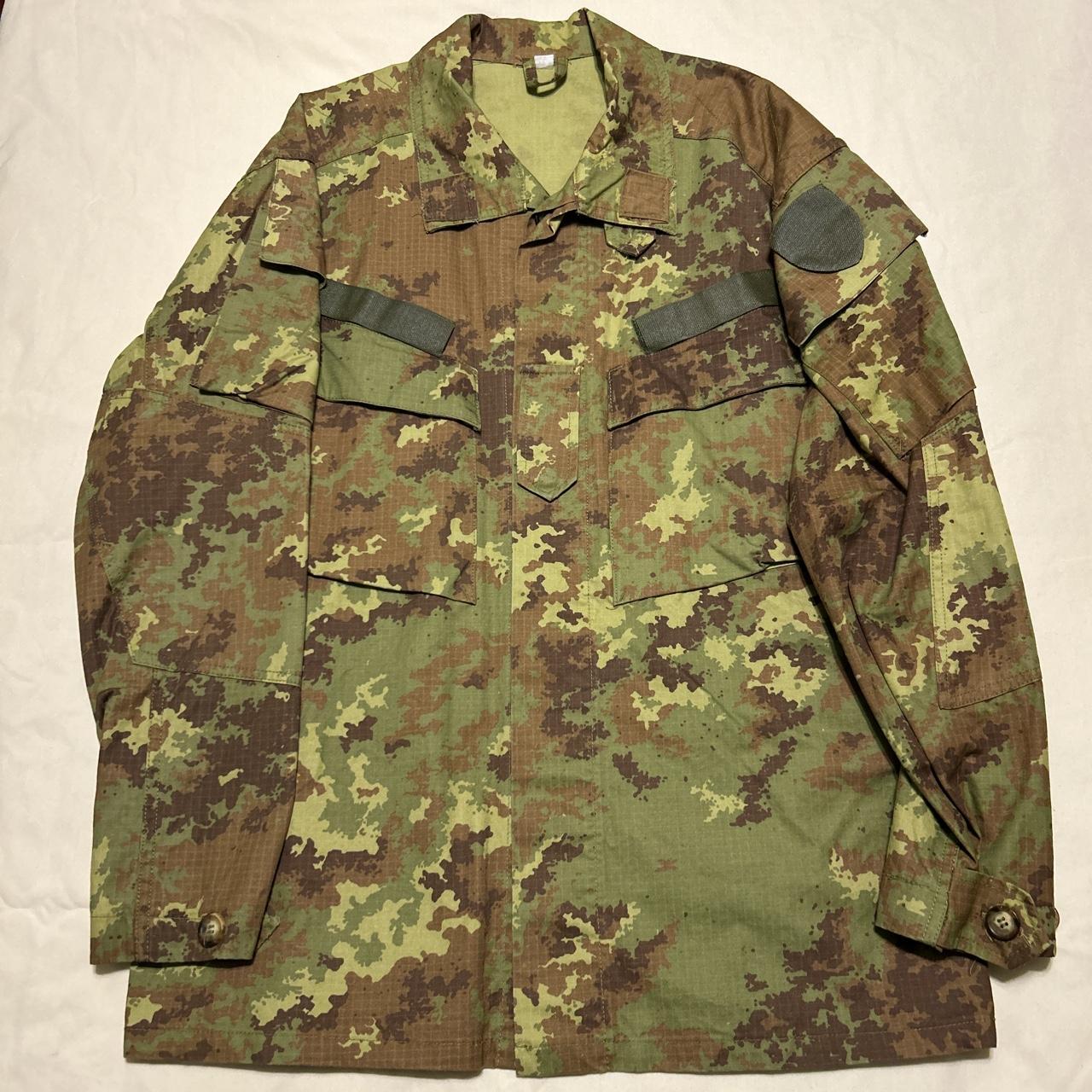 Italian Camouflage Combat Shirt Genuine military... - Depop