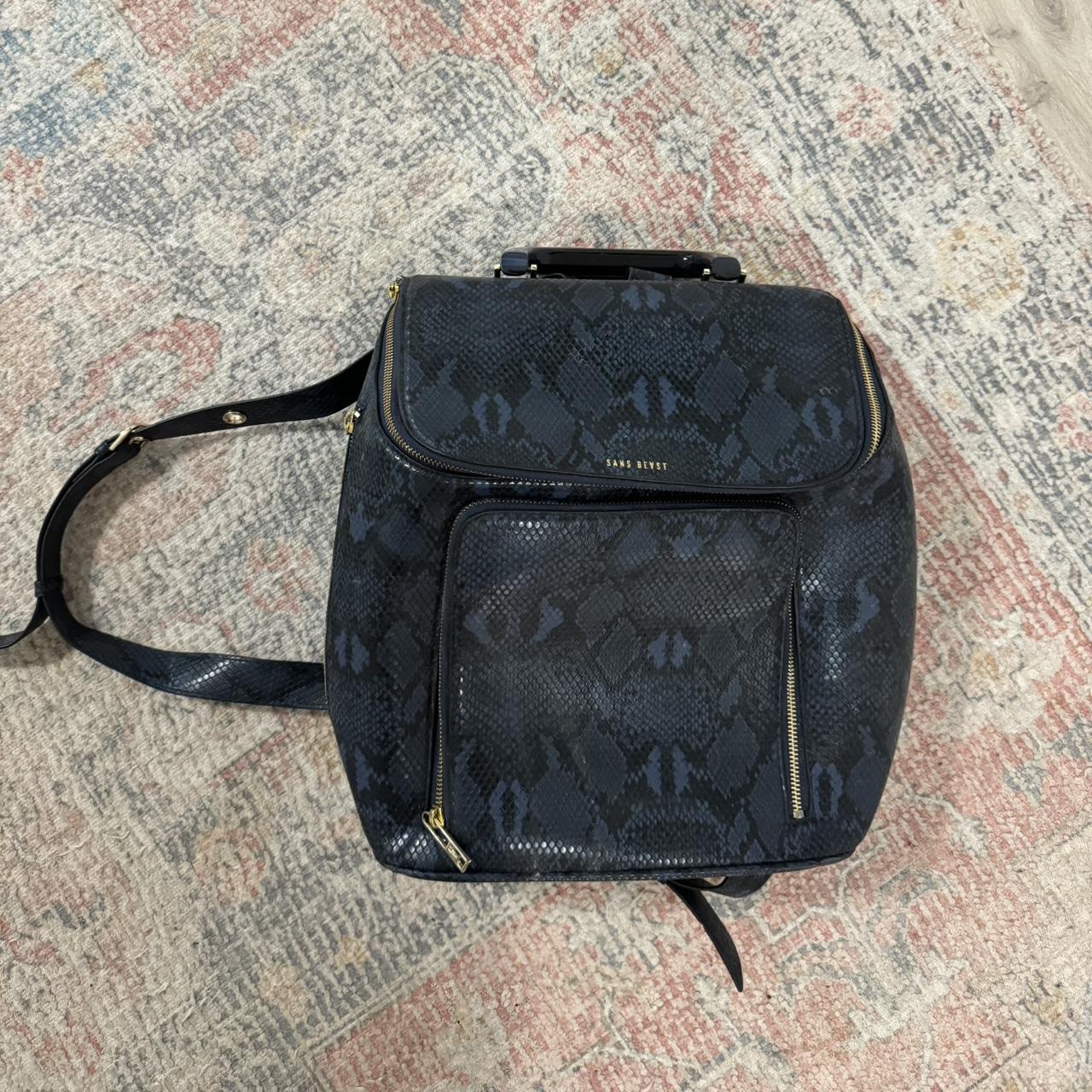 Sans beast vegan leather backpack RRP $490... | Depop