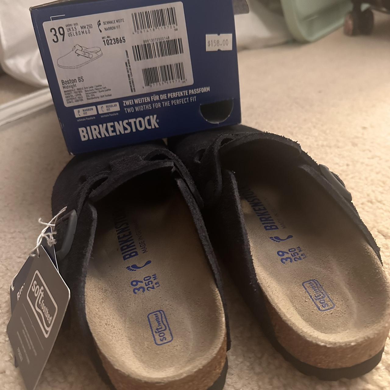 Birkenstock Boston Soft Footbed clogs Color:... - Depop