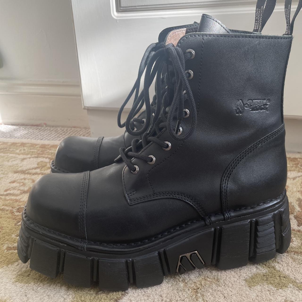 New Rock Tower Platform Boots Size 46. Worn once,... - Depop