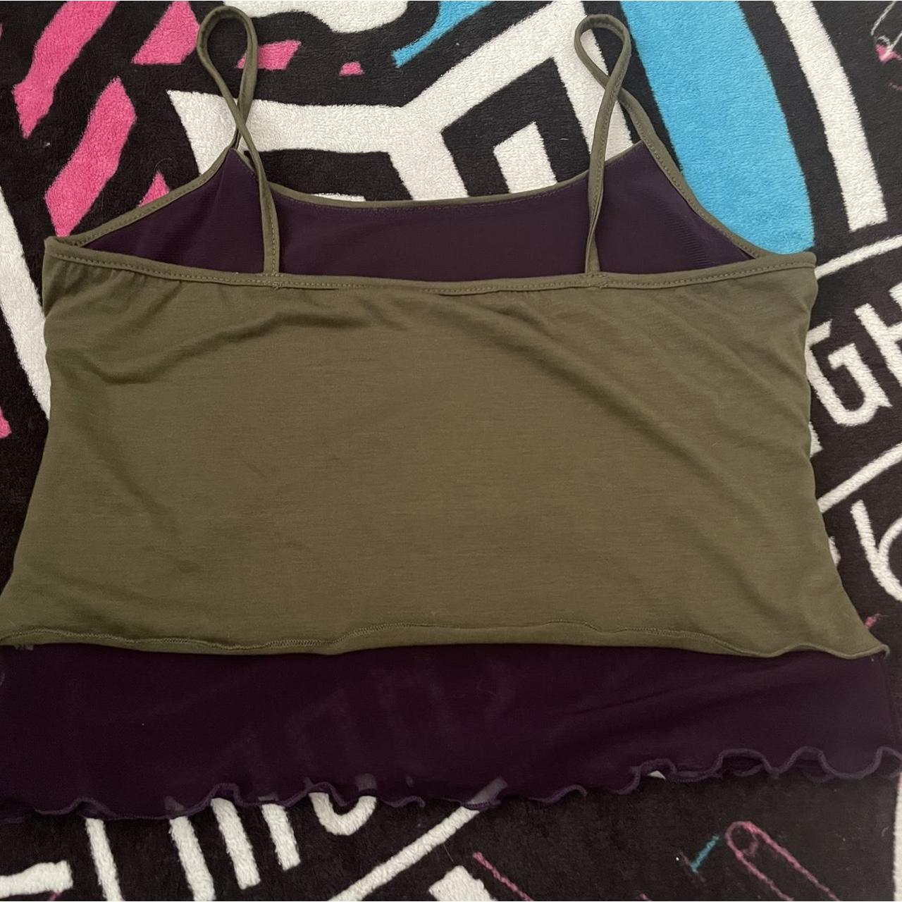 ROMWE fairy core tank top with flowers Size: s... - Depop