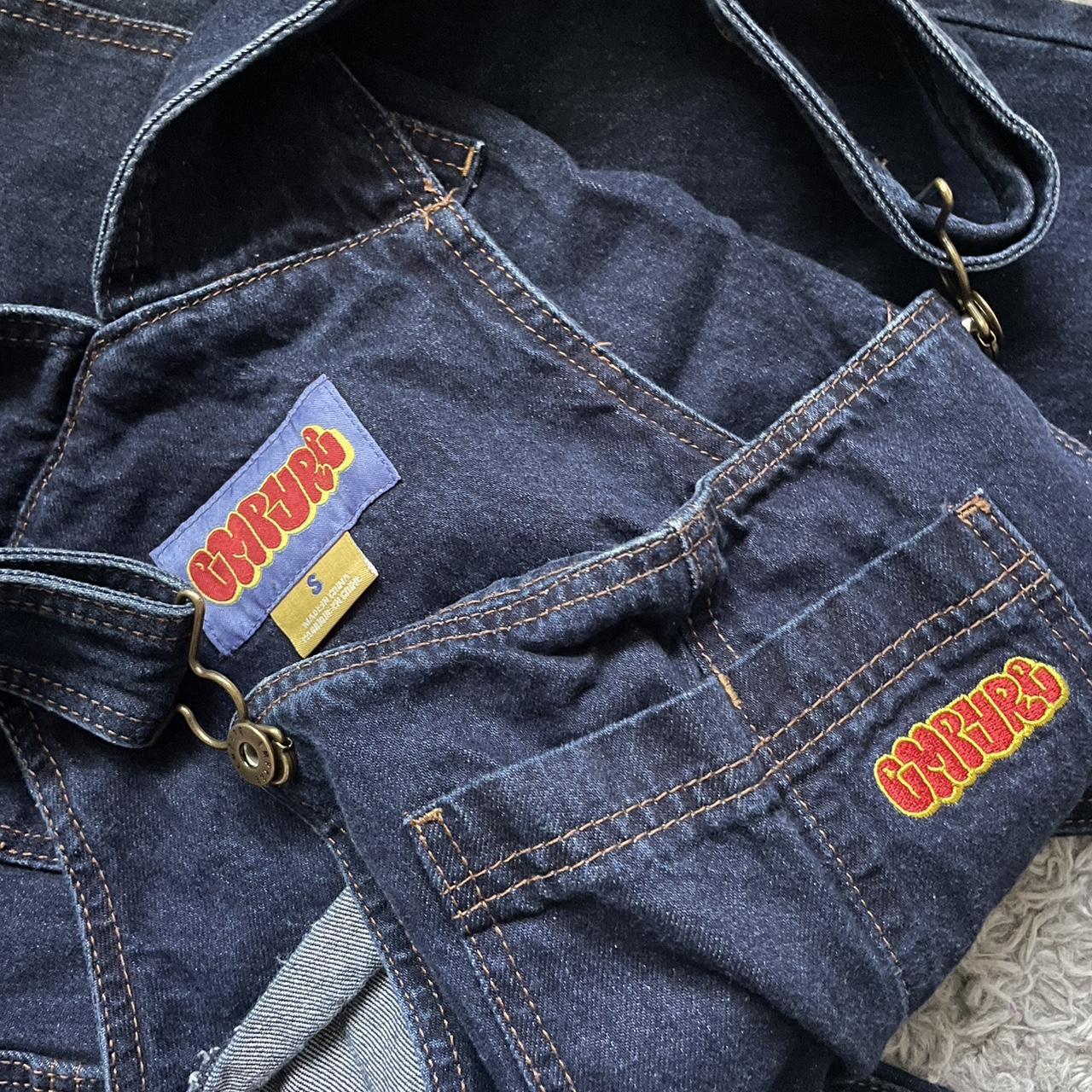 Empyre overalls worn once size small just needs to... - Depop