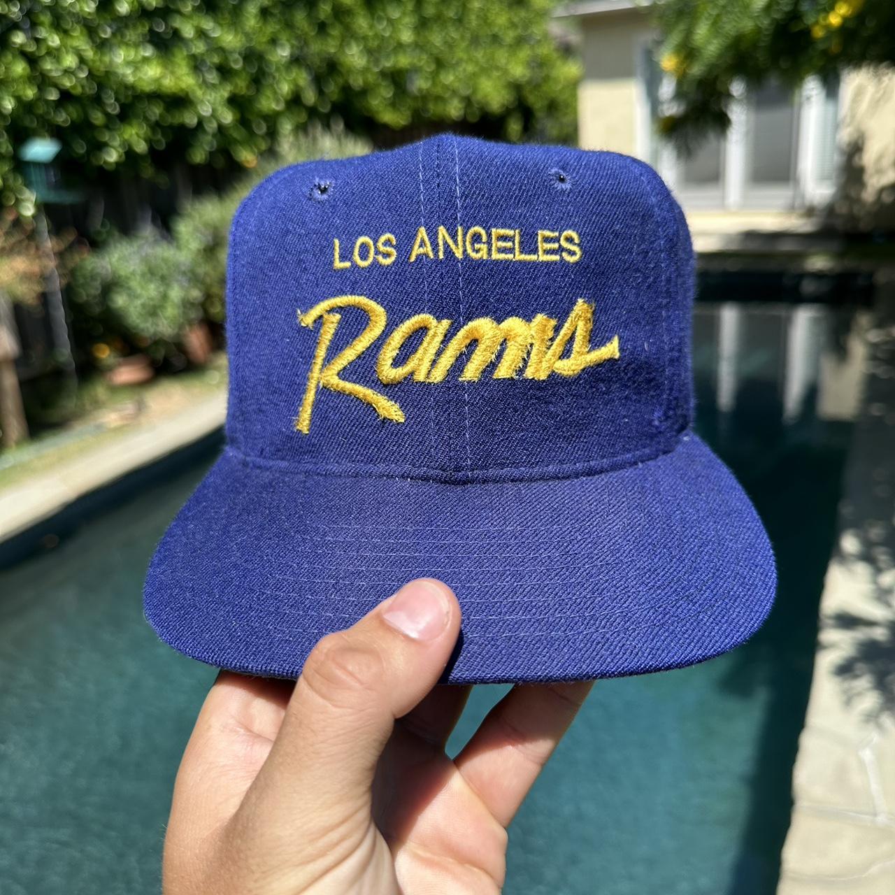 Vintage Los Angeles Rams Sports Specialties Script... - Depop