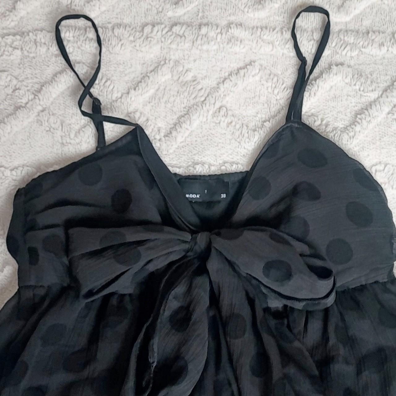 adorable tiered/rara dress with bow, could also be... | Depop