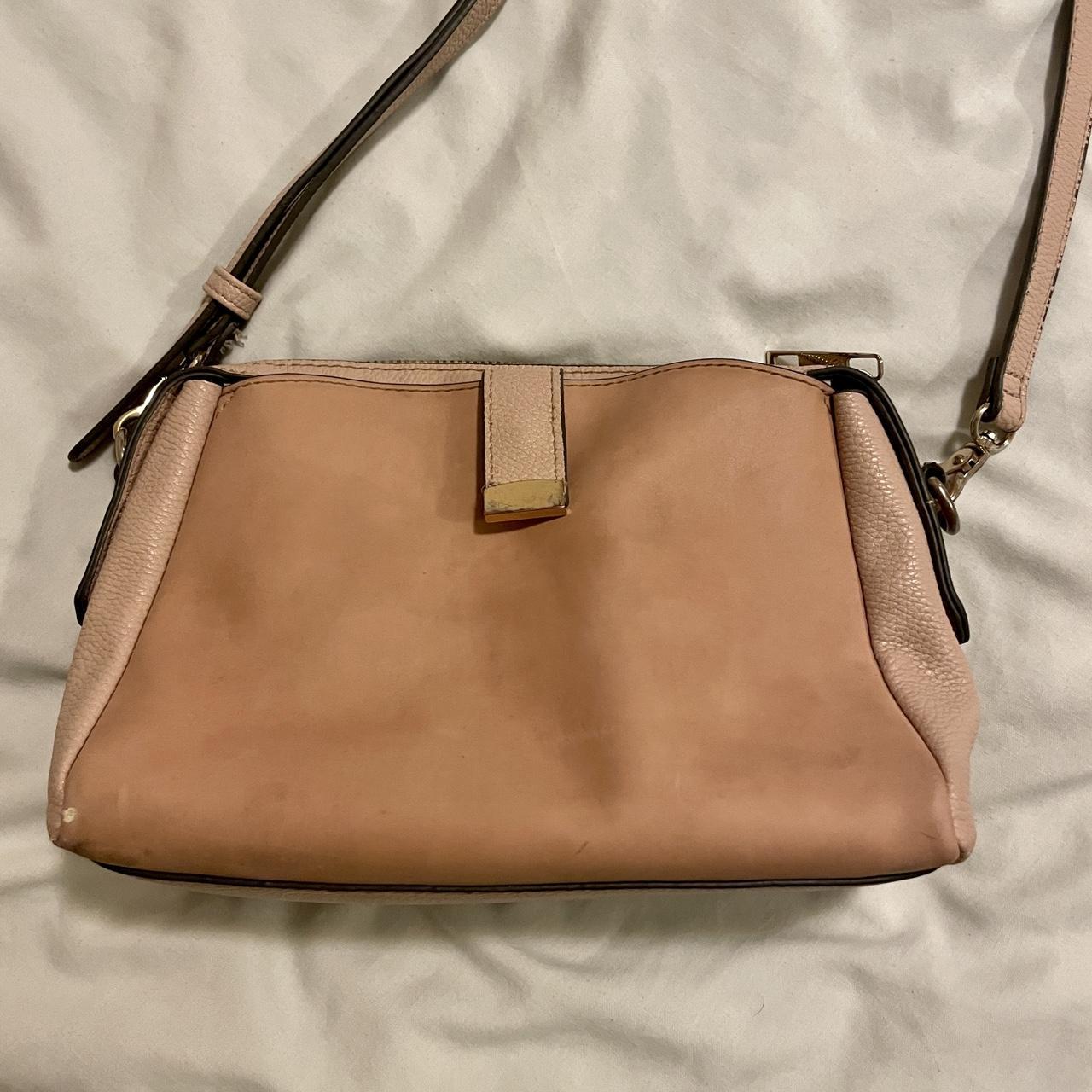 Blush pink bag with lots of space to fit your... - Depop