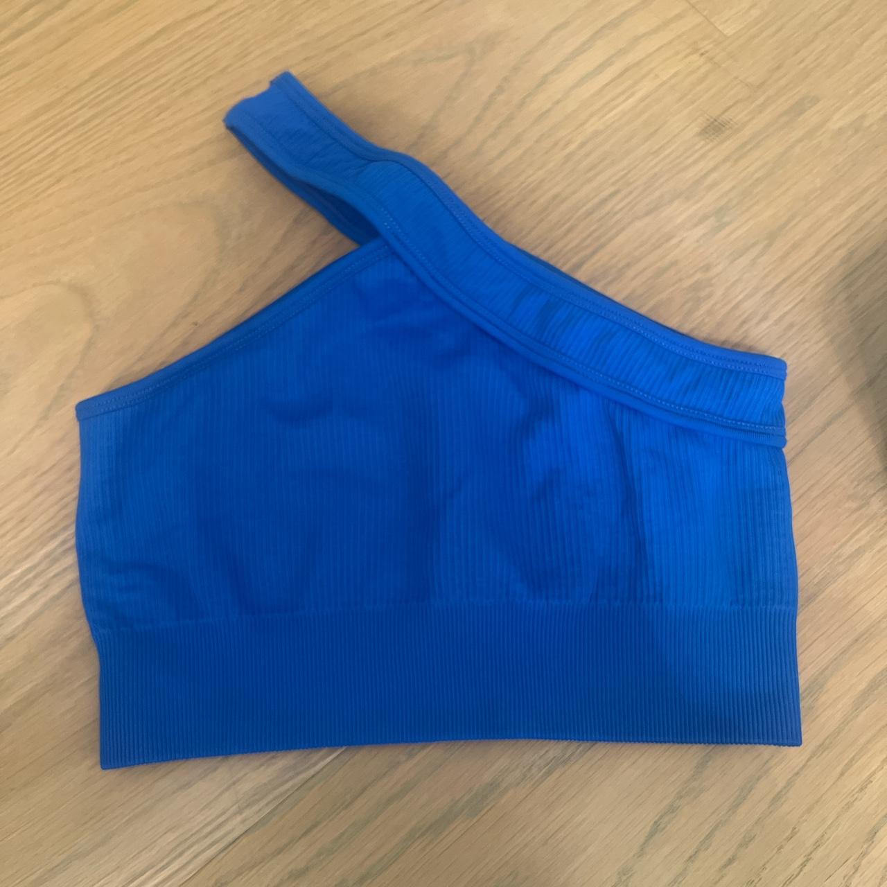 Blue workout top from Amazon super comfy and supportive - Depop