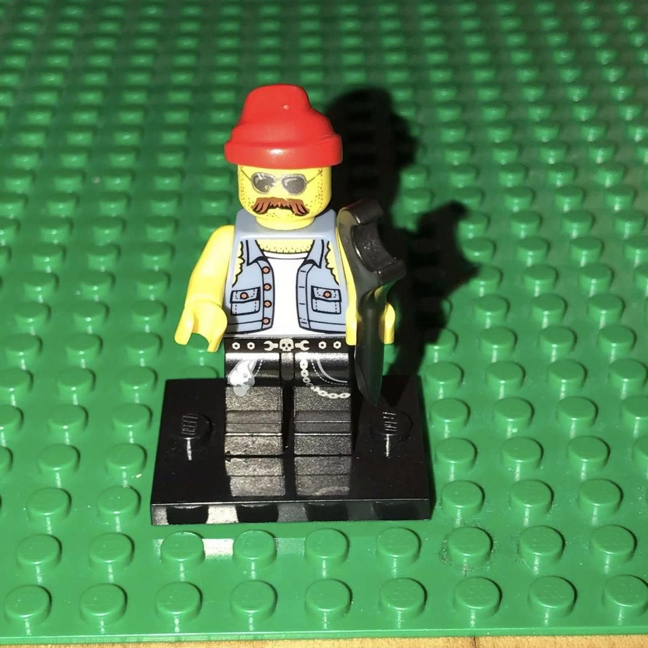 Lego Minifigure - • Motorcycle Mechanic • Series... - Depop
