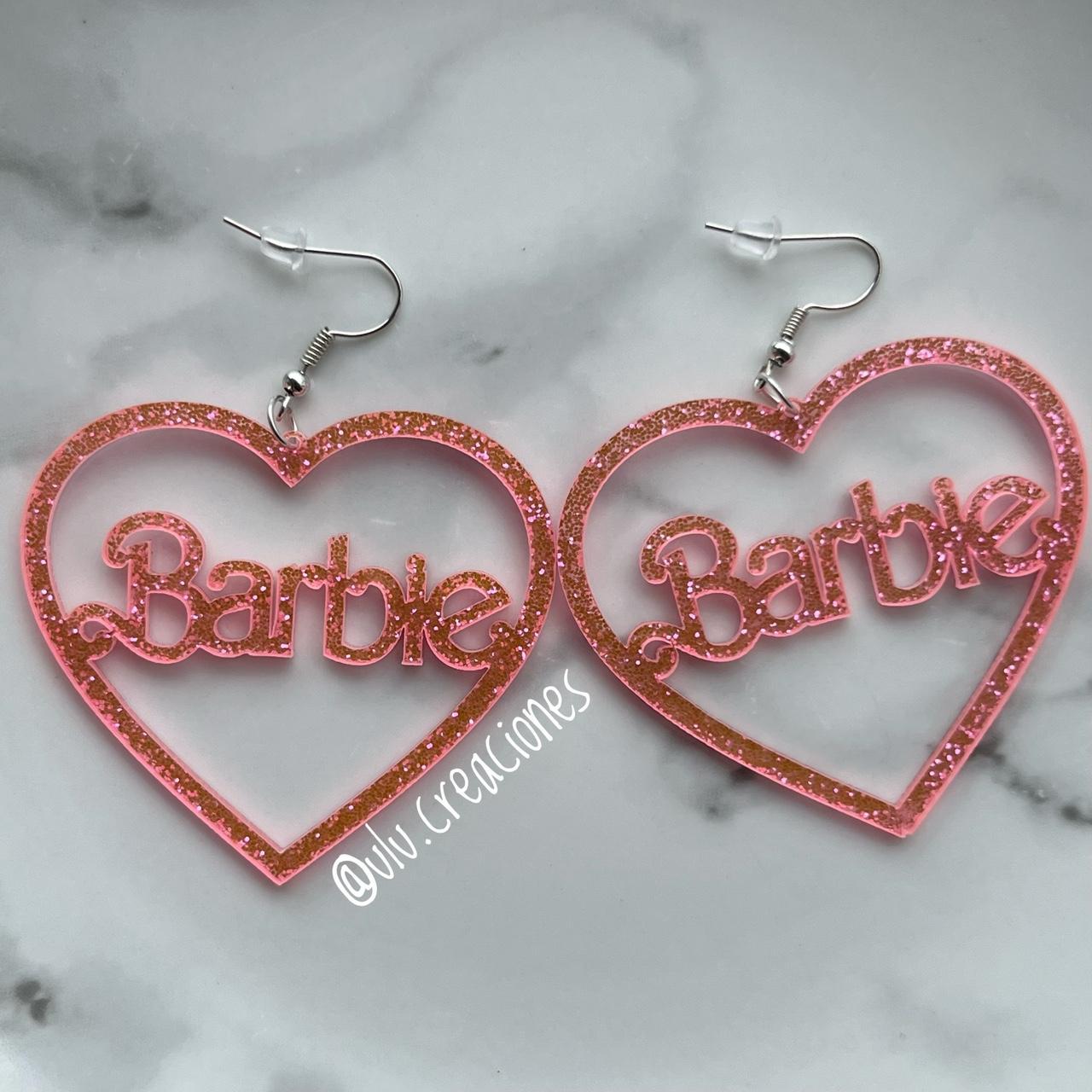 Barbie earrings These earrings are perfect for the... - Depop