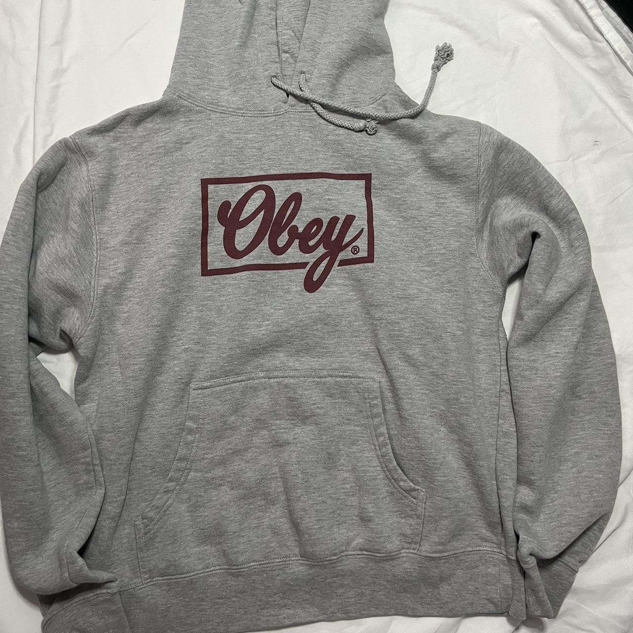 Obey hoodie -size large - Depop