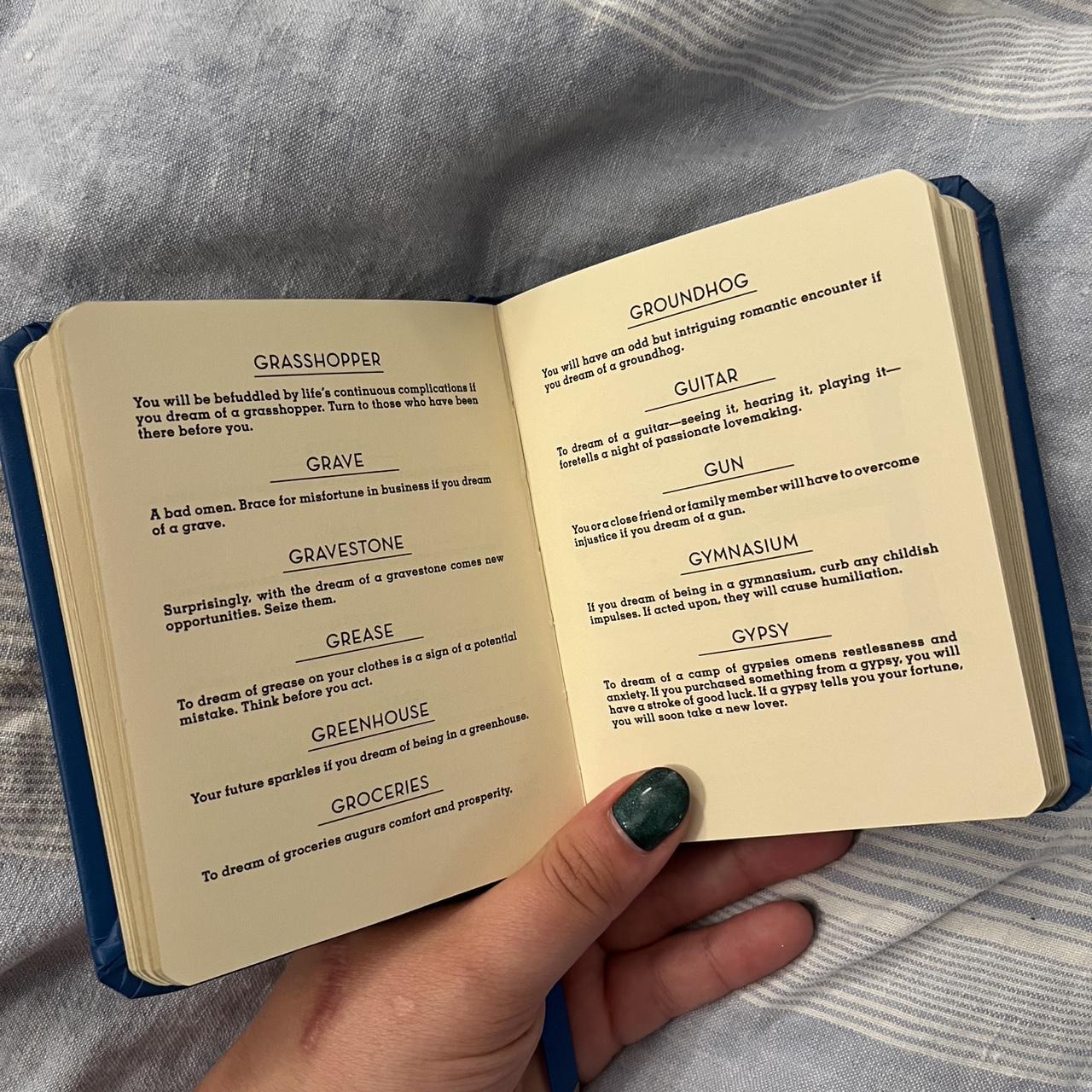 Red and blue fortune-telling books #booklovers... | Depop