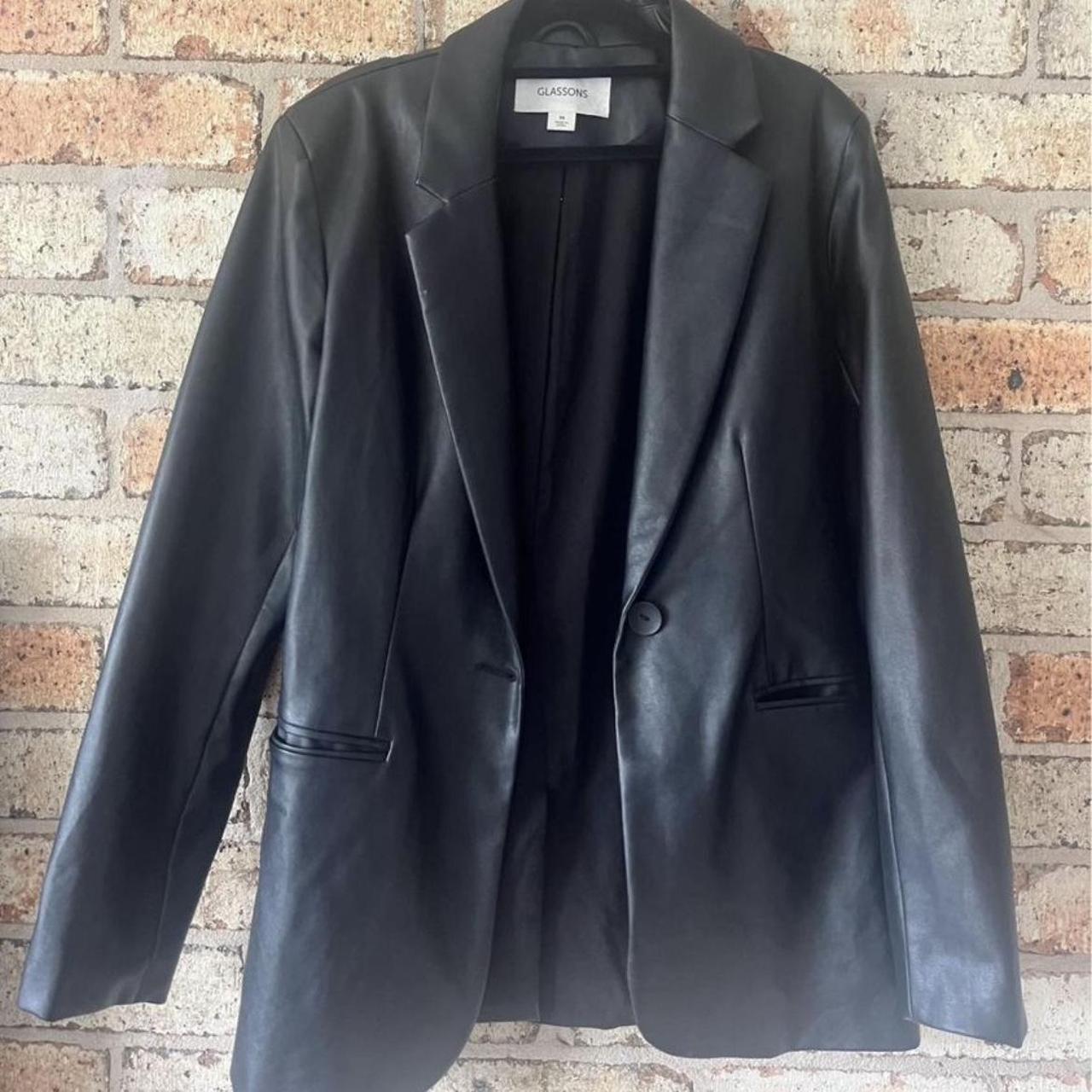Glassons faux leather jacket Retails for $80 and... - Depop