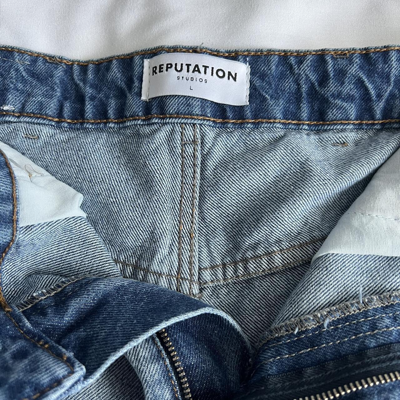 FLARE DENIM - LIGHT STONE Reputation Studios Brand... - Depop