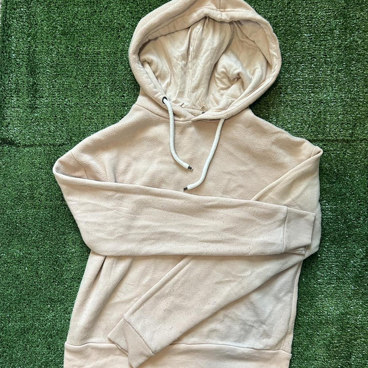 Light cream hoodie Small stains Message me if you... - Depop