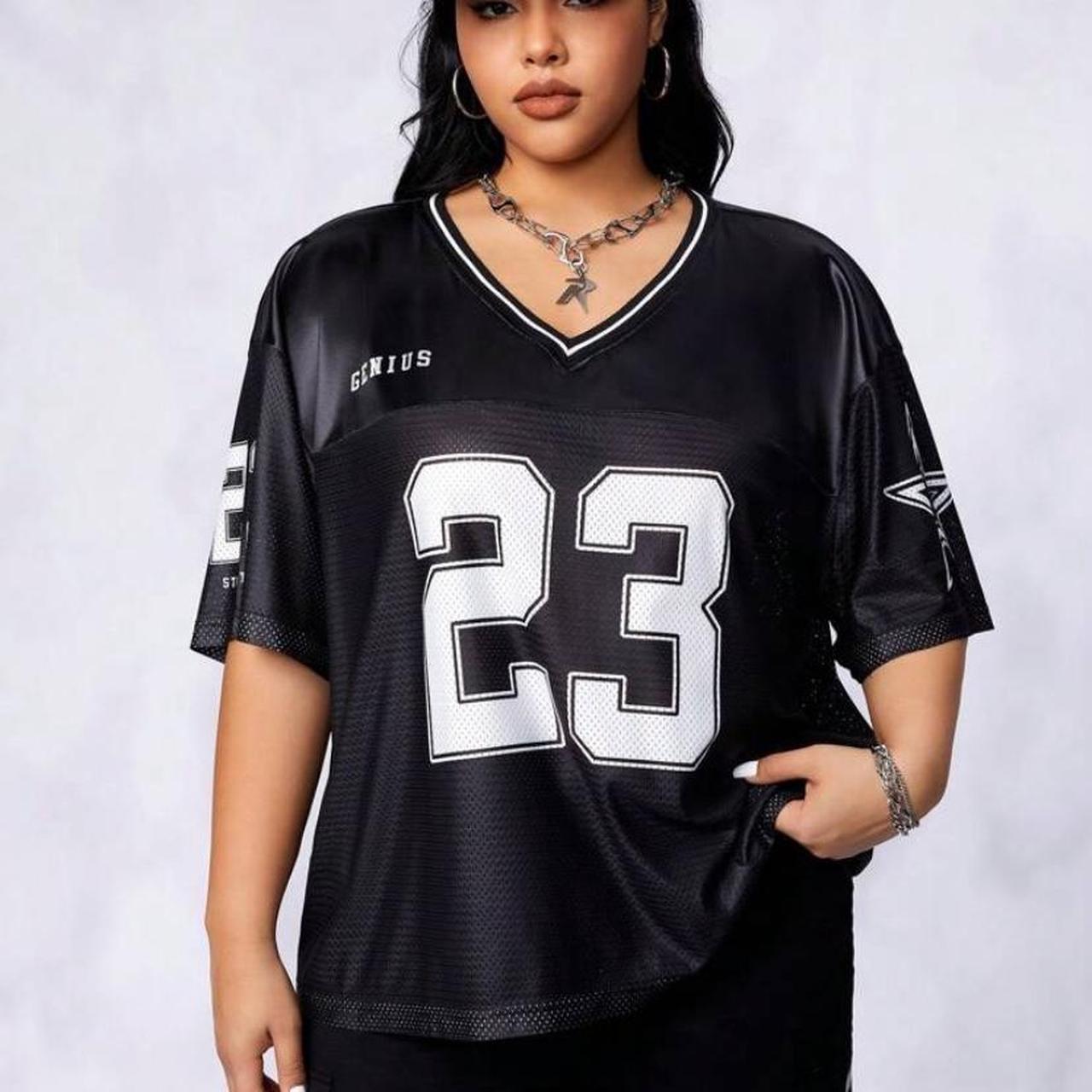 black shein guernsey🖤 size 1XL/18-20 never worn... - Depop