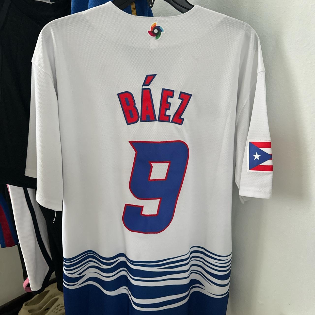 Adidas Puerto Rico Javier Baez Baseball Jersey Size... - Depop