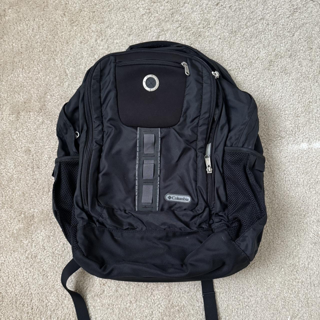 Columbia black backpack - Depop