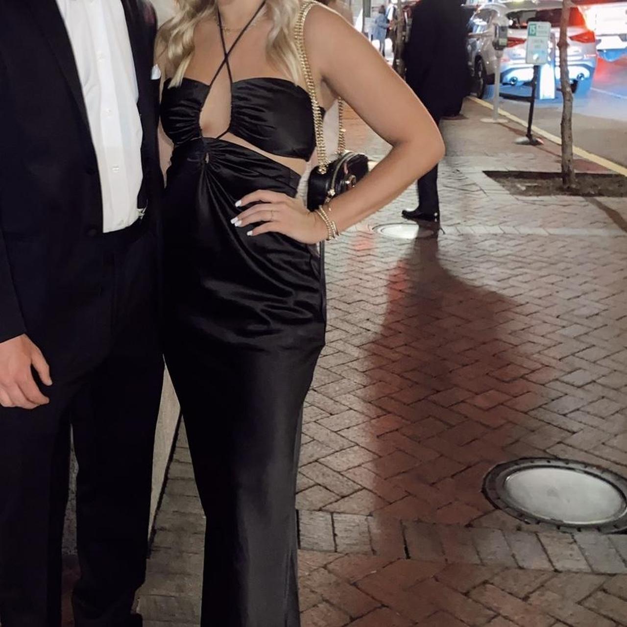 Jagger and stone ruby maxi dress worn once - Depop