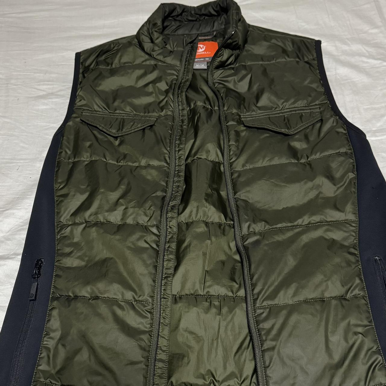 Mens Merrell Quentin Vest- Director GREEN like new - Depop