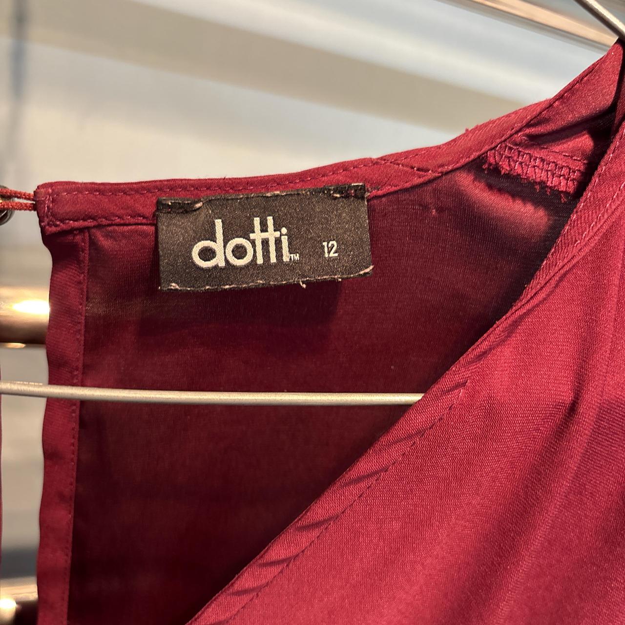 Dotti, Burgundy Dress Size: 12 - Depop