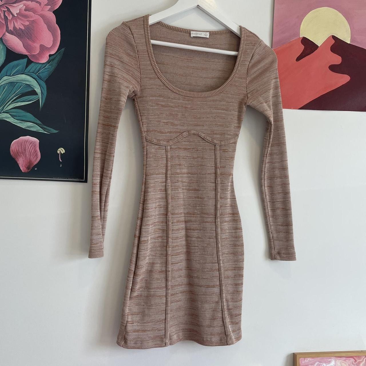 Kookai dress 🤎 so gorgeous and comfortable! Only... | Depop