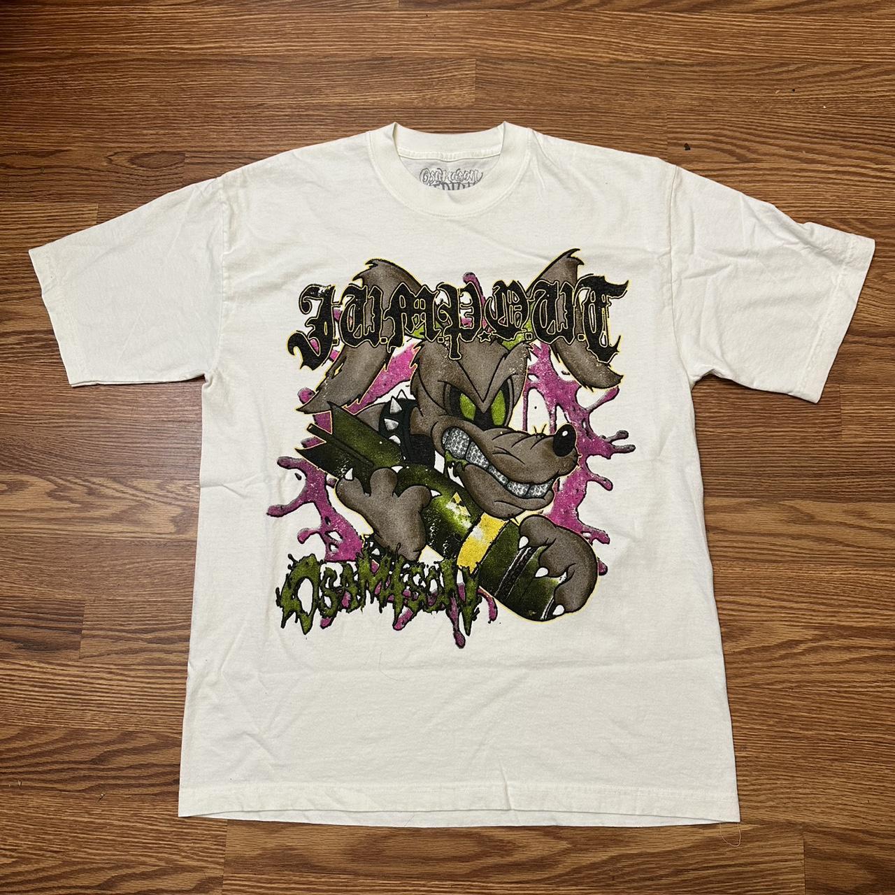 Osamason JUMPOUT White t Shirt Size Medium, worn... | Depop