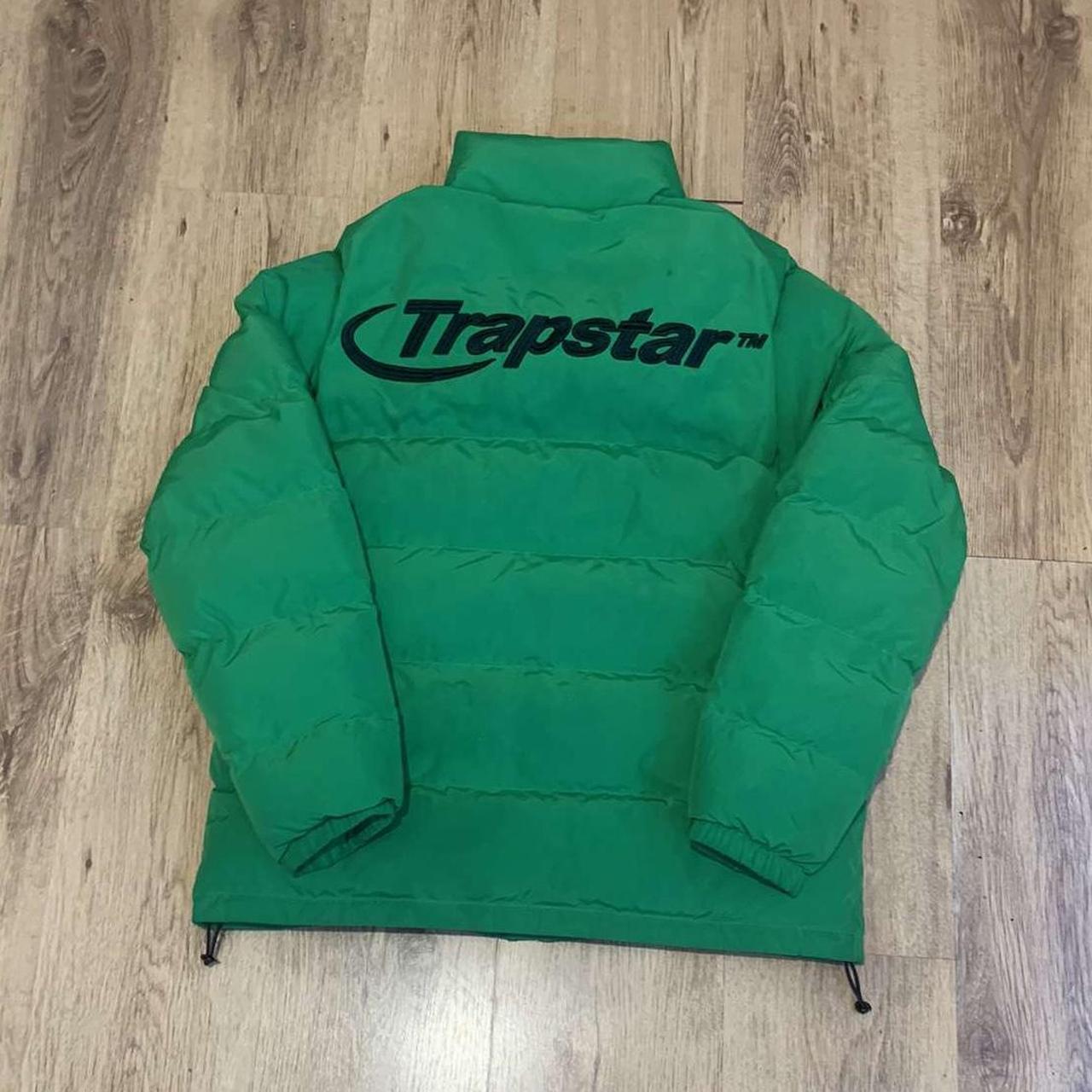 Green Trapstar Hyperdrive coat Size M Authentic... - Depop