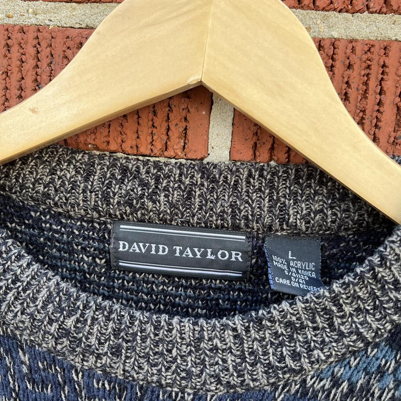 🥂David Taylor High Quality Patterned Knit... - Depop