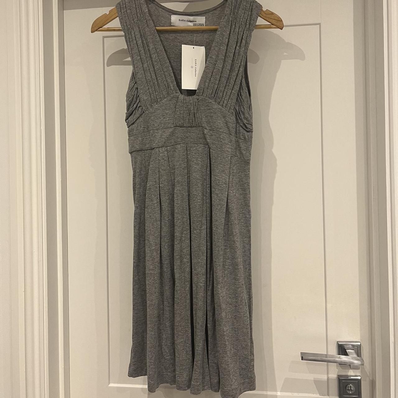 Zara Women's Grey Dress | Depop