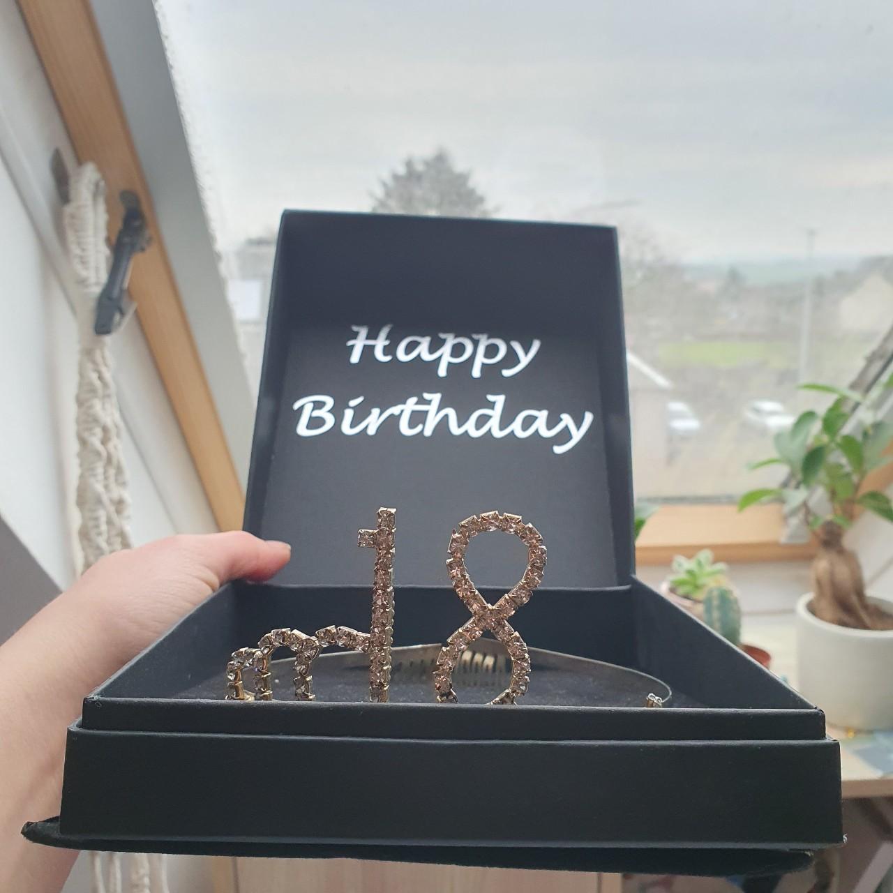 Asymmetrical 18 birthday crown! Perfect for an 18... - Depop