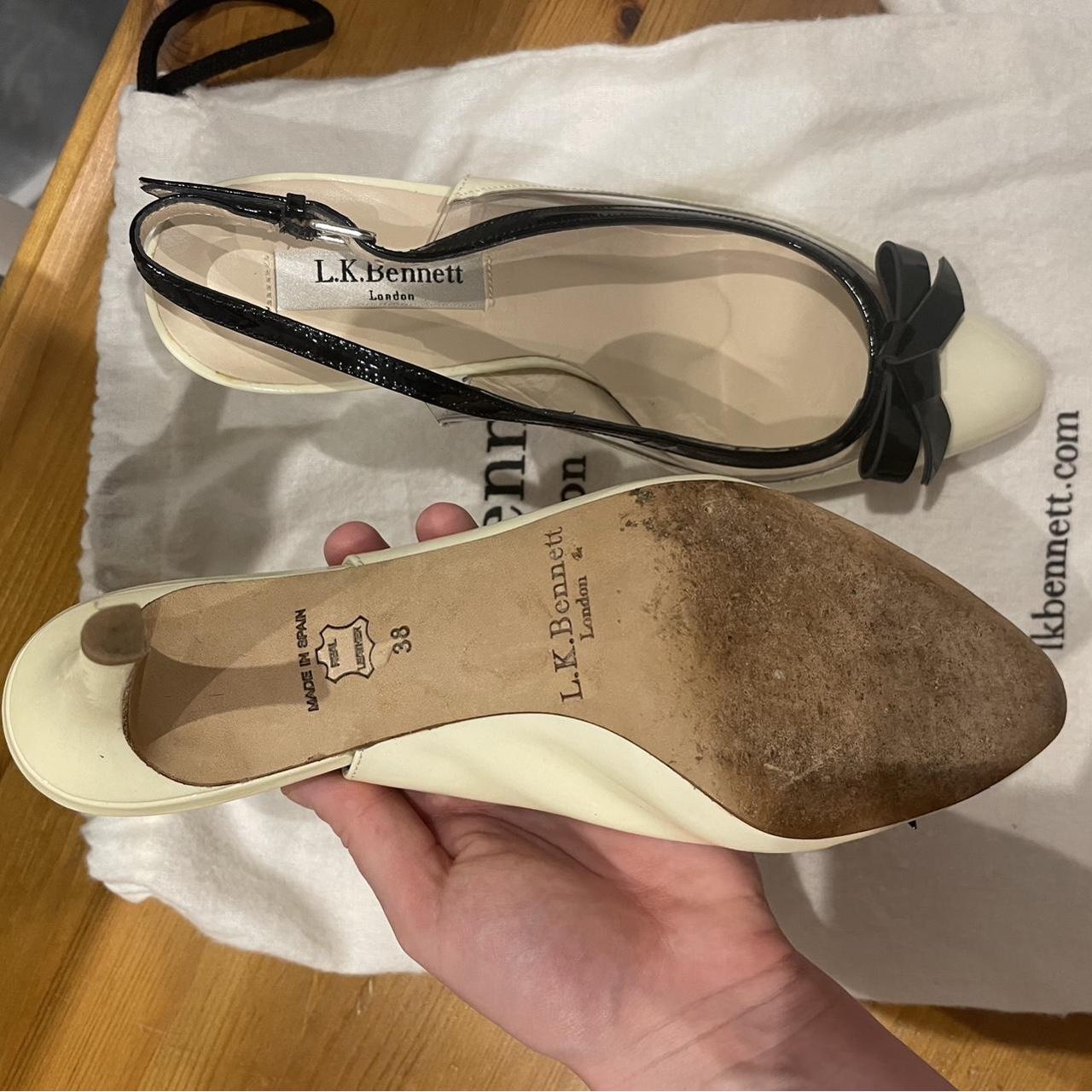 LK Bennett Heels + Matching Handbag . Shoes are size 5 - Depop