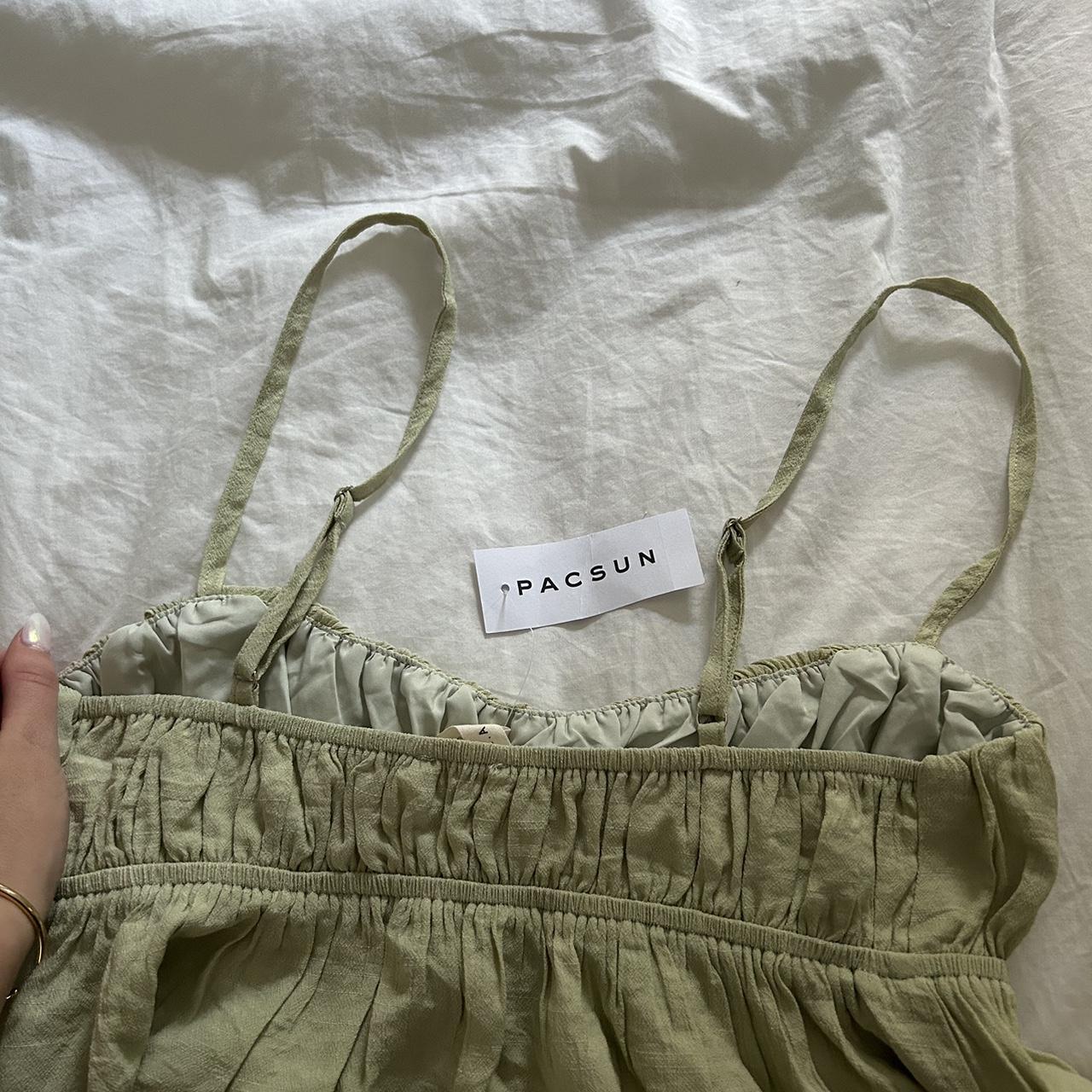 PACSUN - brand new with tags - green top - size xs -... - Depop