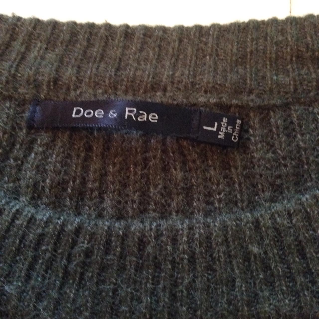 Long Sleeve Close Knit Sweater Size Tie Accents... - Depop