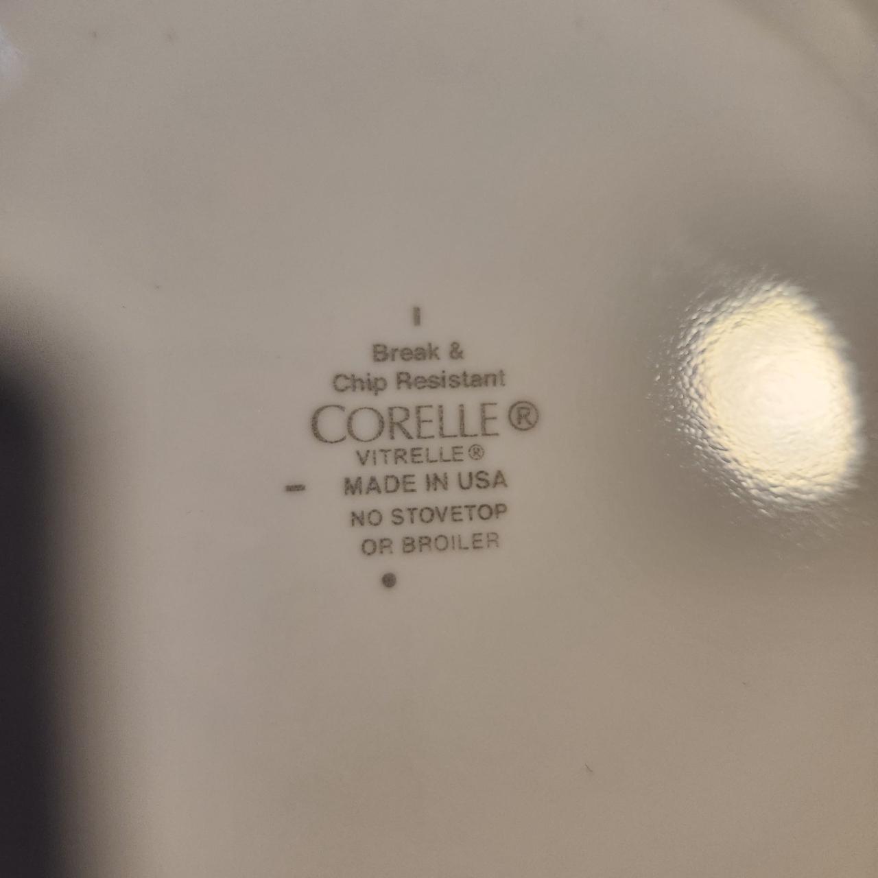 5 Corelle Retro SQUARED Geometric Vitrelle Blue... - Depop